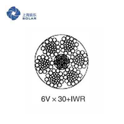 China 6Vx30+IWR Towing Triangular Carbon Steel Rope for sale