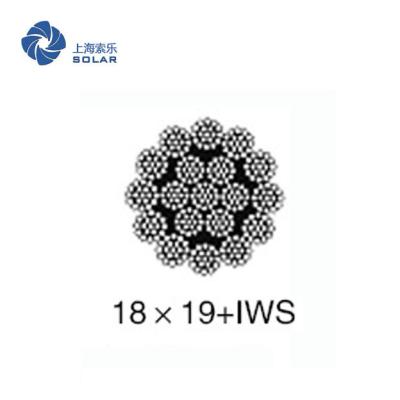 China Non Rotating 18x19+IWS Steel Wire Rope For Lifting Equipment for sale