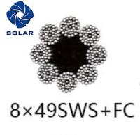 China Heavy Duty 8x49SWS+FC Lifting Wire Rope For Hoisting for sale