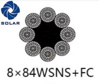 China Electric Shares 8x84WSNS+FC Crane Steel Wire Rope for sale