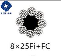 China Electric Shares Line Contacted 8x25Fi+FC Wire Rope Steel for sale