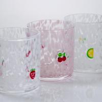 China Tumbler Drinking Glasses hand crafted with dreamy confetti patterns and fruity designs that bring joy to your table setting for sale