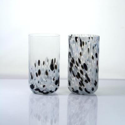 China Hand Blown 500ml Lead-free Crystal Glass Tumbler - Artisan Drinking Glass for Whiskey and Juice for sale