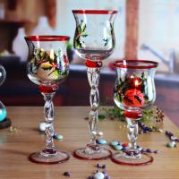 China Glass Candle Holders For Christmas for sale