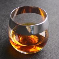 China Round Handmade Whiskey Glass for sale
