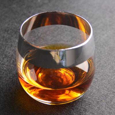 China Round Handmade Whiskey Glass for sale