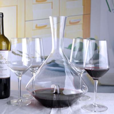 China Hand Blown Crystal Wine Glass Set for sale