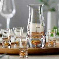 China Gold Foil Bottom Shot Glass Set for sale