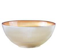 China Silver Gold Decorated Glass Charger Plates For Salad Bowl for sale