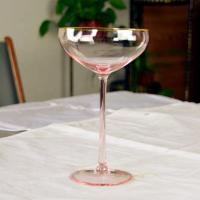 China Pink Crystal Cocktail Glasses for sale