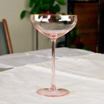 China Pink Crystal Cocktail Glasses for sale