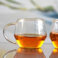 China Borosilicate Heat Resistant Tea Glass Mug With Handle for sale