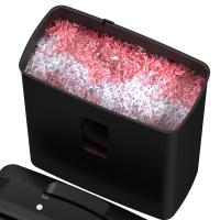 China P4 6 Sheets Cross Cut Paper Shredder 13 Liter Bin Lift Head with Engraved Handle,CD,Credit Card,Lift Head,Hot Selling for sale