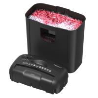China P4 6 Sheets Cross Cut Paper Shredder 14 Liter Bin Lift Head,3 Mins Shredding Time,LED Indication for sale