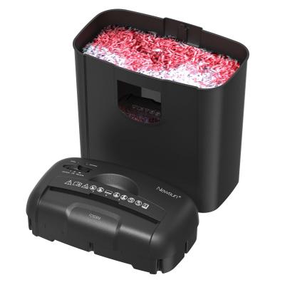 China P4 6 Sheets Cross Cut Paper Shredder 14 Liter Bin Lift Head,3 Mins Shredding Time,LED Indication for sale