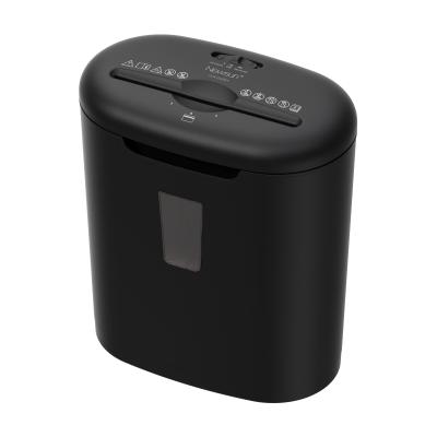 China P4 6 Sheets Cross Cut Paper Shredder 16 Liter Bin Lift Head,3 Mins Shredding Time for sale
