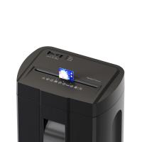 China P4 12 Sheets Cross Cut Paper Shredder 18 Liter Pull-out Bin,8 Mins Shredding Time,LED Indication for sale