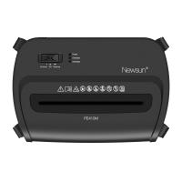 China P4 10 Sheets Cross Cut Paper Shredder 18 Liter Bin,8 Mins Shredding Time,Lift Head,LED Indication for sale