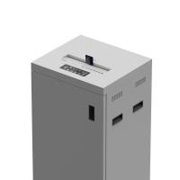 China Commercial Heavy Duty Micro Cut 22 Sheets Paper Credit Card CD Shredder BA10522M310 with Wheels for Office Home Use for sale