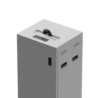 China Commercial Heavy Duty Micro Cut 22 Sheets Paper Credit Card CD Shredder BA10522M310 with Wheels for Office Home Use for sale