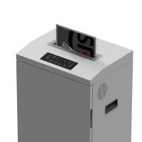 China Commercial Heavy Duty Micro Cut 5 Sheets Paper Credit Card CD Shredder BD5005MCU with Wheels for Office Home Use for sale