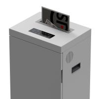 China Commercial Heavy Duty Micro Cut 15 Sheets Paper Credit Card CD Shredder BA5015M with Wheels for Office Home Use for sale