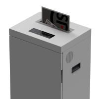 China Commercial Heavy Duty Micro Cut 15 Sheets Paper Credit Card CD Shredder BA6015M with Wheels for Office Home Use for sale