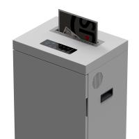 China Commercial Heavy Duty Cross Cut 25 Sheets Paper Credit Card CD Shredder BA6025C with Wheels for Office Home Use for sale