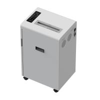 China Commercial Heavy Duty Cross Cut 25 Sheets Paper Credit Card CD Shredder LA5025C with Wheels for Office Home Use for sale