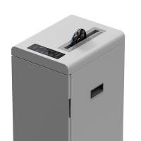 China Commercial Heavy Duty Cross Cut 25 Sheets Paper Credit Card CD Shredder LA5025C with Wheels for Office Home Use for sale