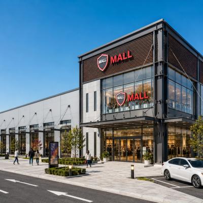China Customized Prefabricated Steel Halls Building Industrial Steel Structure Mall Warehouse for sale