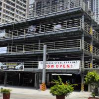 China Multi Level Prefabricated Steel Parking Structure Customized Steel Frame Car Park for sale