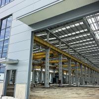 China Insulated Steel Workshop Building with Thermal Control Sandwich Panel Envelope for sale