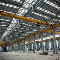 China Ventilated Steel Workshop Building with Turbine Louver Air Circulation System Design for sale