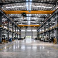 China Heavy Duty clear span Steel Structure Warehouse Building For Industrial Storage And Manufacturing for sale