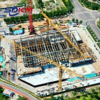 China Custom Prefabricated Steel Frame Multi Storey Buildings  Q235 And Q345 Galvanized Steel Frame Structure for sale