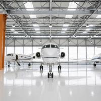 China Durable Prefab Aircraft Hangar Building With Sandwich Panel Cladding for sale
