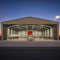 China CE Large Pre Engineered Aircraft Hangars Steel Structure Prefab Hangar for sale