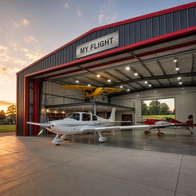 China Prefabricated Metal Airplane Hangar Prefab For Airport And Industrial for sale