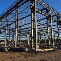 China Color Steel Sandwich Panels Prefab Metal Buildings Modular Structure For Superior Structural Strength for sale