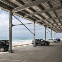 China Anti Rust Powder Coated Steel Parking Structures For Coastal Areas for sale