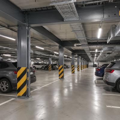 China Custom Design Multi Car Steel Parking Structures Garage Shed For Residential for sale