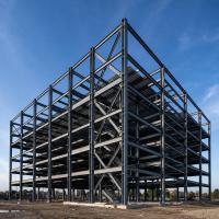 China Large Span Multi Storey Steel Structure Building Factory With Pre Engineered Design for sale