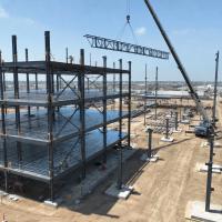 China SDKM Durability Steel Frame Commercial Building Hot Dip Galvanized for sale