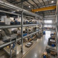 China Factory Multi Storey Steel Frame Buildings Large Span Prefabricated Steel Structure for sale