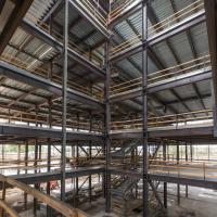 China Custom Multi Storey Steel Frame Buildings Multiple Cold Storage Metal Building for sale