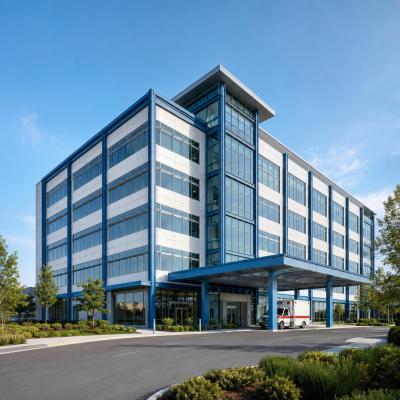 China Prefabricated Steel Frame Office Building Metal Frame Structure High Strength Anti Rust for sale