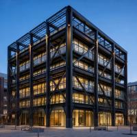 China Fire Resistant Steel Frame Commercial Building Urban Public Structural Steel Construction for sale