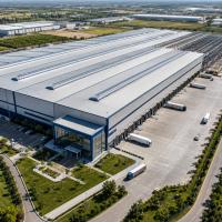 China Custom Size Multi Span Industrial Steel Structure Building Expandable Design Future Growth Ready for sale