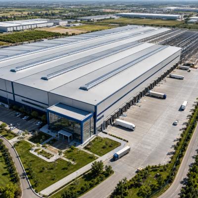 China Custom Size Multi Span Industrial Steel Structure Building Expandable Design Future Growth Ready for sale